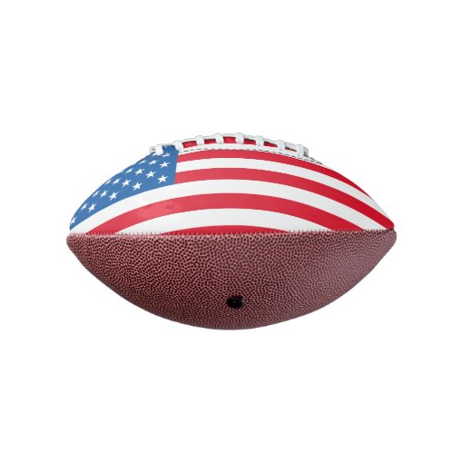 USA Flag stars and stripes Football | Zazzle