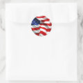USA Flag sticker and envelope Seal | Zazzle