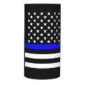 USA Flag Thin Blue Line Symbolic Memorial on a Flameless Candle | Zazzle