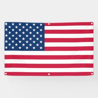 USA Flag - United States of America - Patriotic Banner | Zazzle