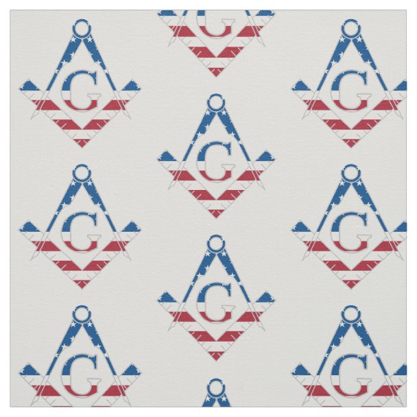 Masonic symbol fabric | Zazzle.com
