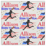 Marathon Runner Fabric | Zazzle.com