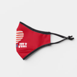 USA Independence Day 4th of JULY American Flag Premium Face Mask | Zazzle