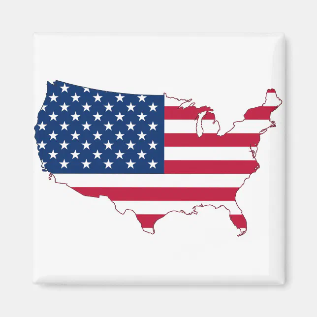 USA Map-map-usa-america-maps-united states Magnet | Zazzle