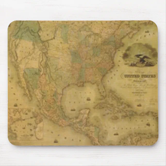 USA Map Mouse Pad | Zazzle
