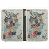 USA Map with States in Words Kindle 3 Covers | Zazzle