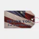 USA Military Veterans Patriotic Flag Thank You Gift Tags | Zazzle
