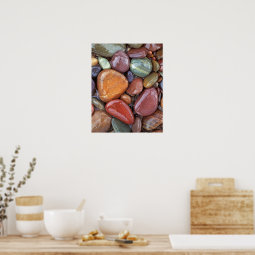 USA, Montana, Clark Fork River, Stones 2 Poster | Zazzle