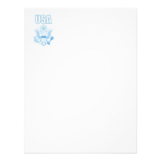 USA national emblem Letterhead | Zazzle.com