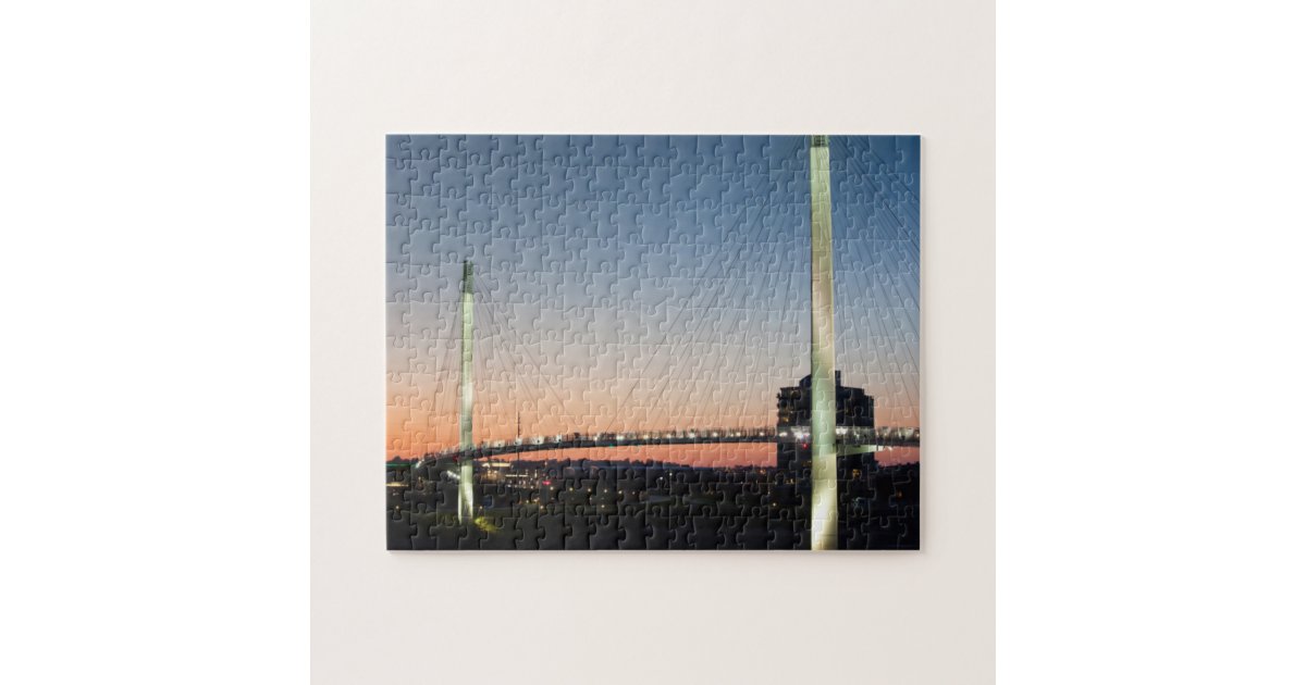 USA, Nebraska, Omaha, Bob Kerrey Pedestrian Jigsaw Puzzle | Zazzle