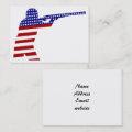 USA Patriotic Rifle Shooting Business Card | Zazzle