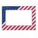 USA Patriotic Stars Stripes Magnetic Photo Frame | Zazzle