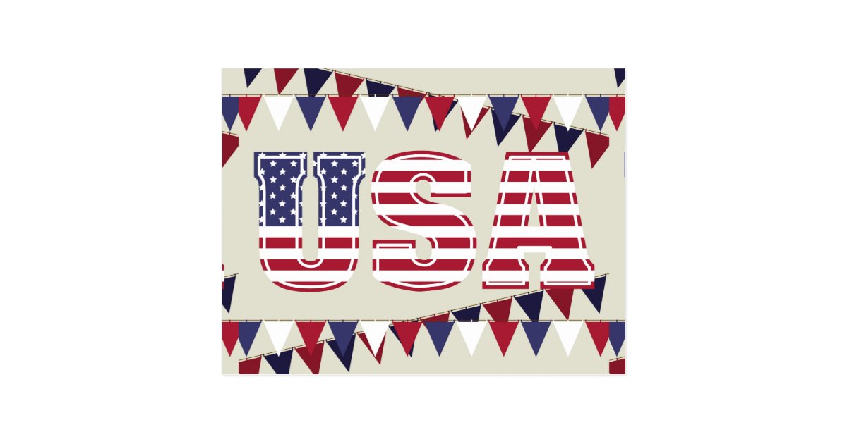 USA POSTCARD | Zazzle.com