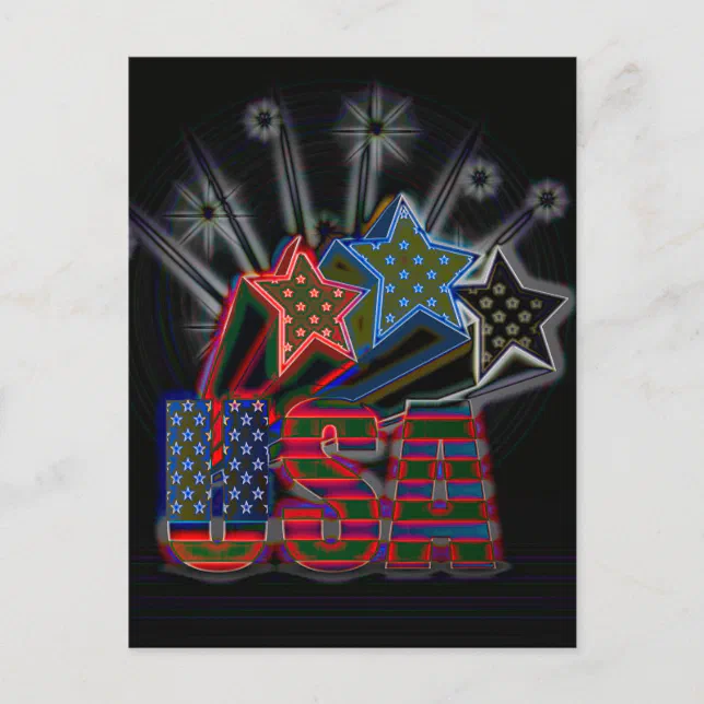 USA Proud Postcard | Zazzle