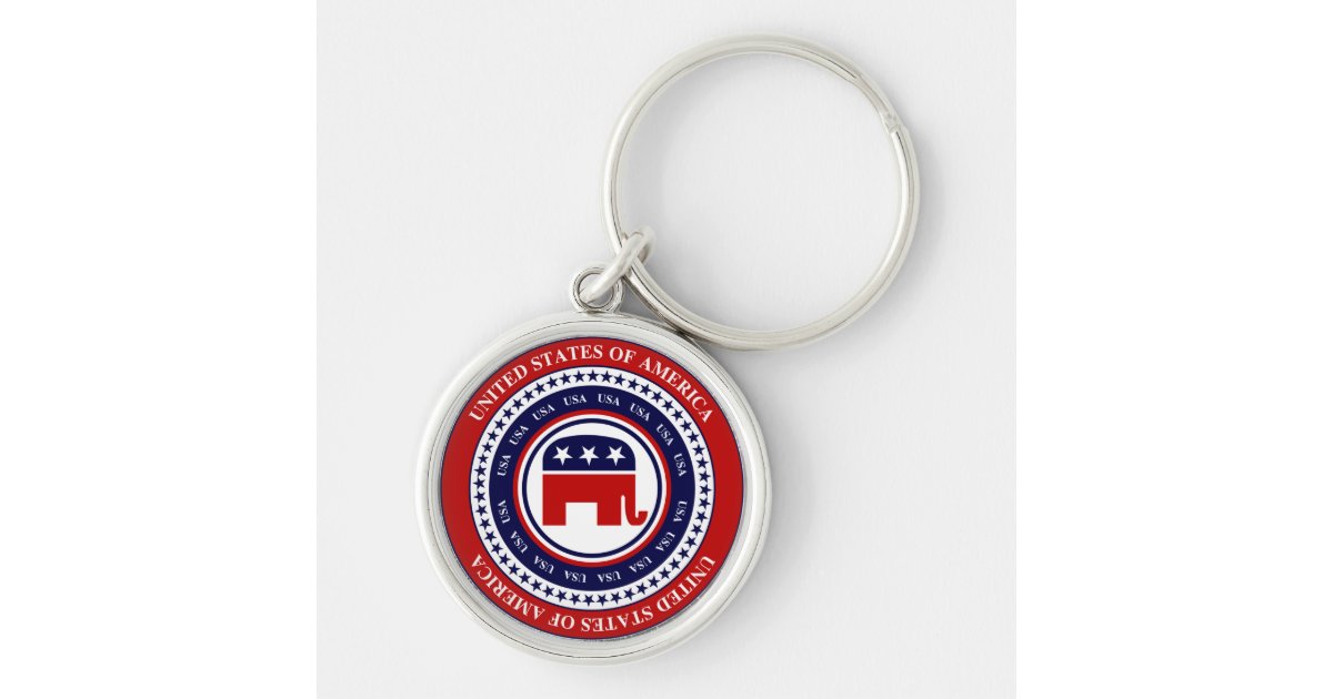 USA Republican Key Chain | Zazzle