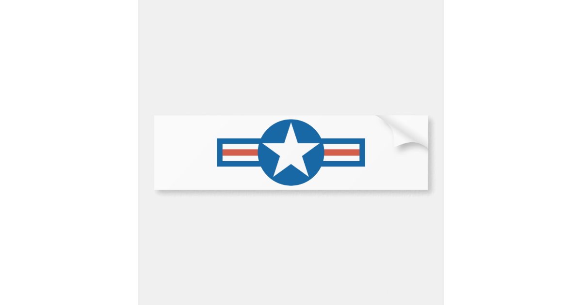 USA Roundel Bumper Sticker | Zazzle