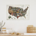 USA State Collage Poster | Zazzle