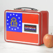 USA State Flag - Georgia Metal Lunch Box | Zazzle