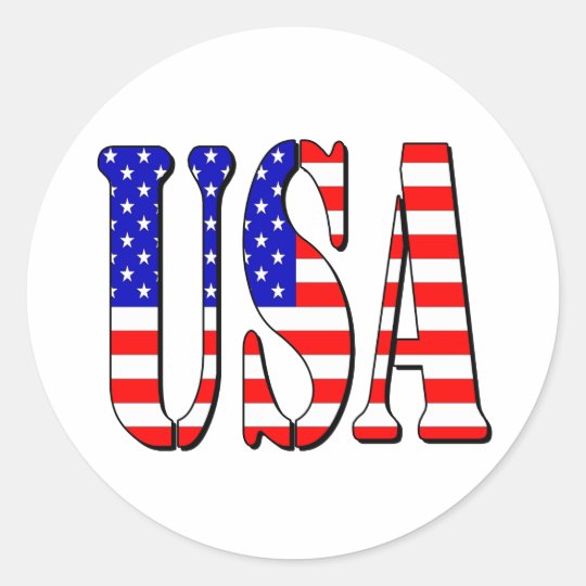 USA Sticker | Zazzle.com