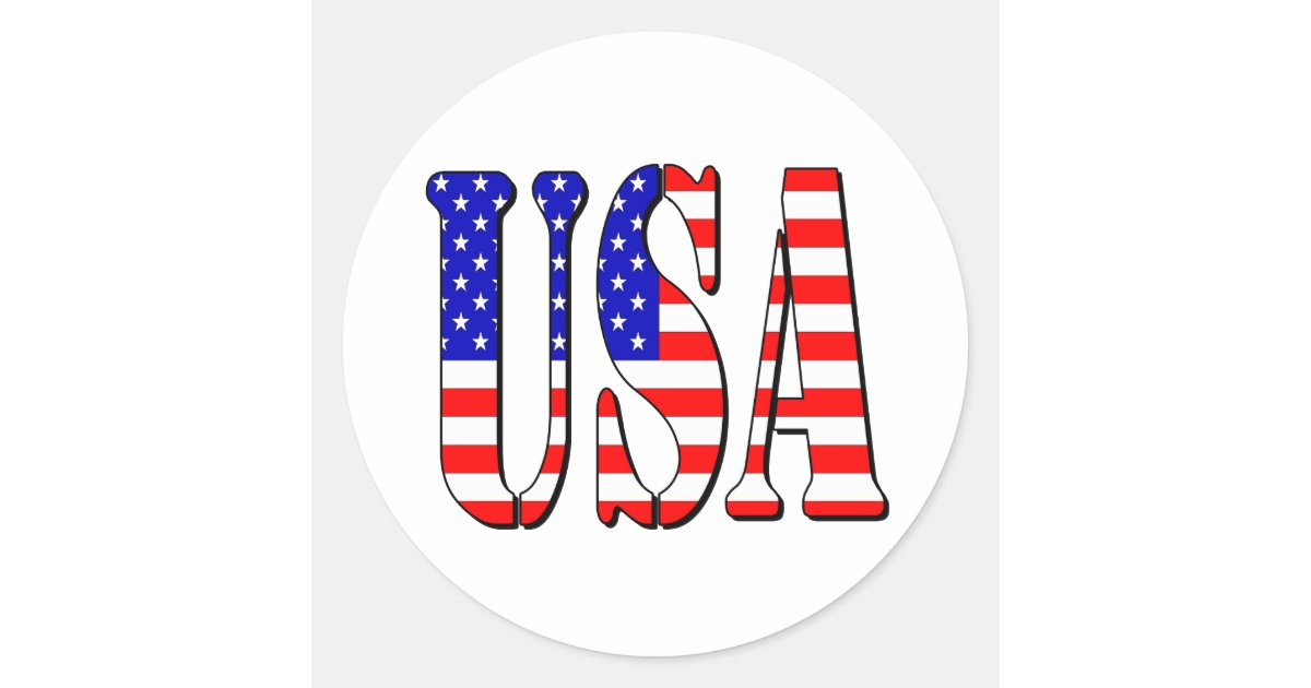 USA Sticker | Zazzle