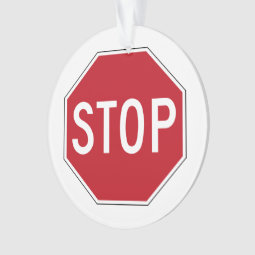 USA Stop Sign Ornament | Zazzle
