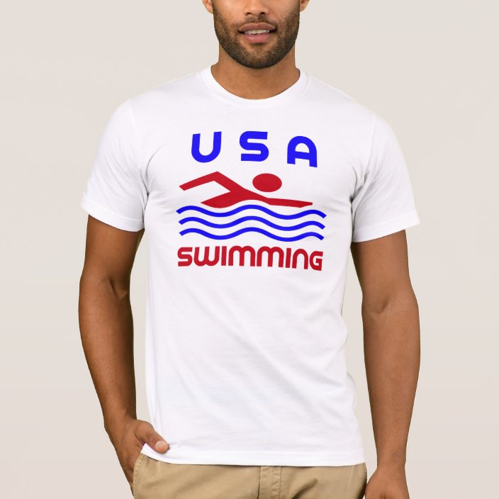 USA SWIMMING T-Shirt | Zazzle.com