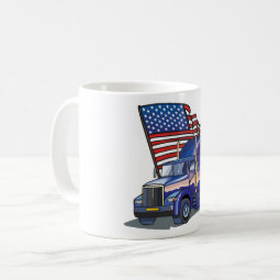USA Truck Driver Coffee Mug | Zazzle