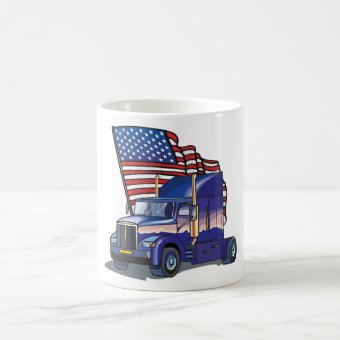 USA Truck Driver Coffee Mug | Zazzle