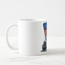 USA Truck Driver Coffee Mug | Zazzle