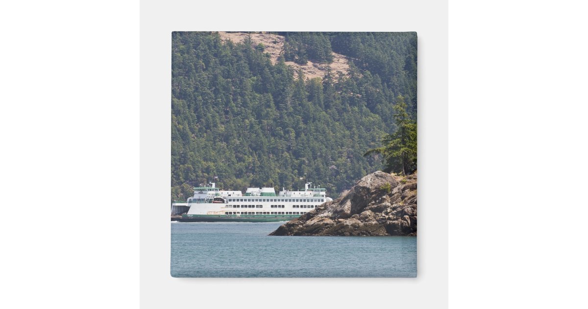 USA, WA. Washington State Ferries Magnet | Zazzle