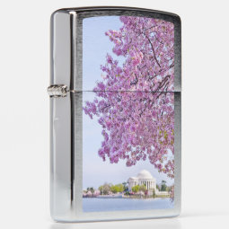 USA, Washington DC, Cherry tree in bloom Zippo Lighter | Zazzle