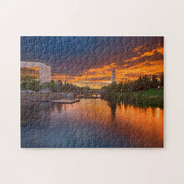 USA, Washington, Spokane, Riverfront Park Jigsaw Puzzle | Zazzle