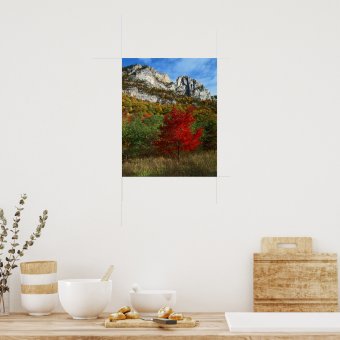 USA, West Virginia, Spruce Knob-Seneca Rocks Poster | Zazzle