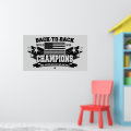 USA World War Champions Black & White Poster | Zazzle