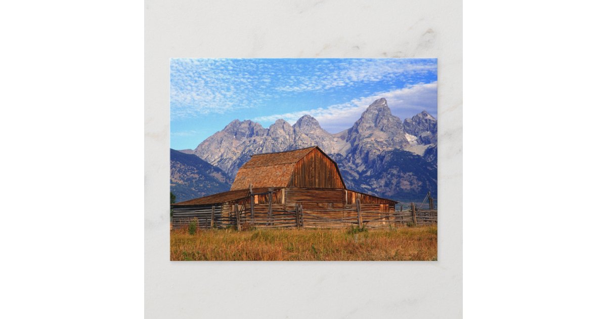 USA, Wyoming, Grand Teton National Park. Postcard | Zazzle