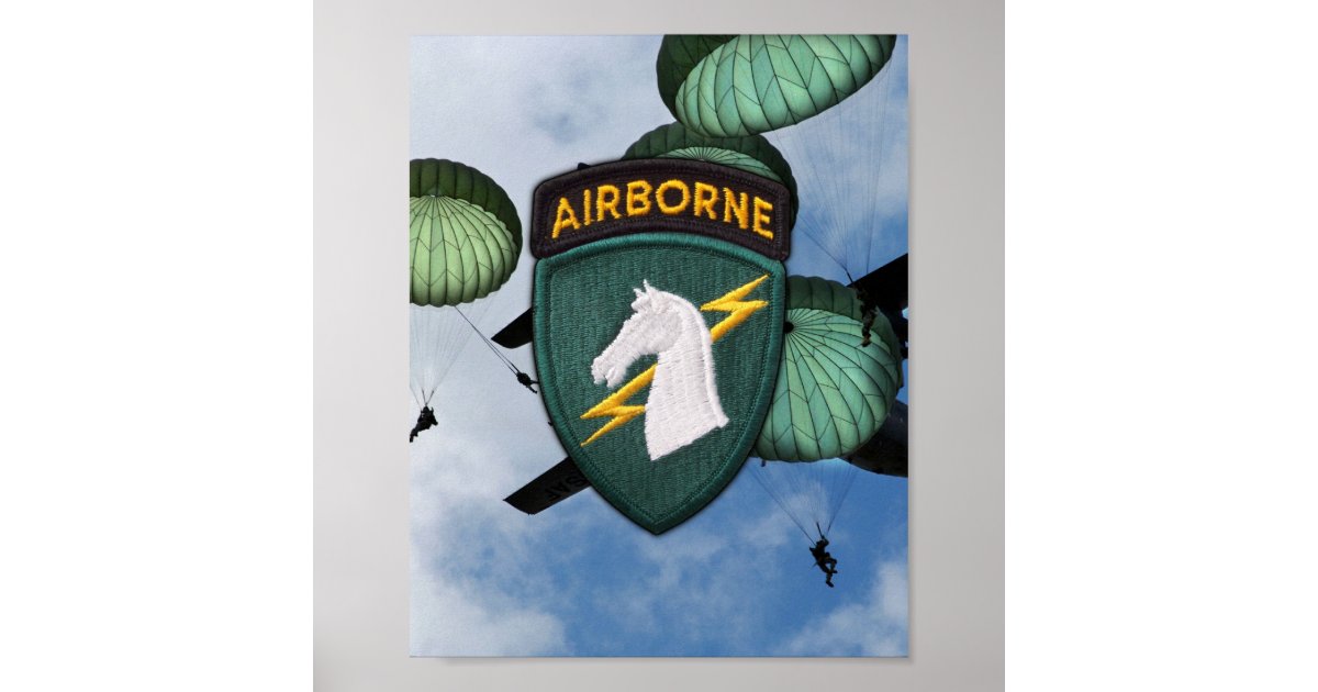 USACAPOC 1st Special Ops Patch Print | Zazzle