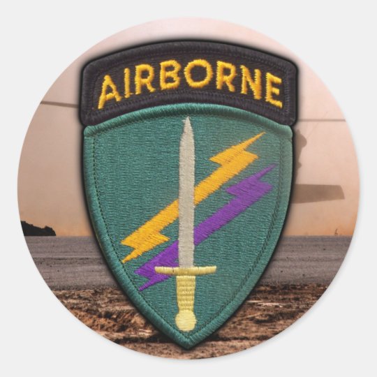 USACAPOC(A) Special Ops patch Sticker | Zazzle.com