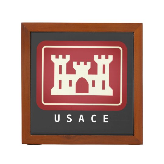 USACE Logo & Text Desk Organizer | Zazzle.com