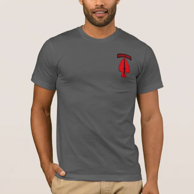 USASOC special ops SOF veterans vets patch T-Shirt | Zazzle