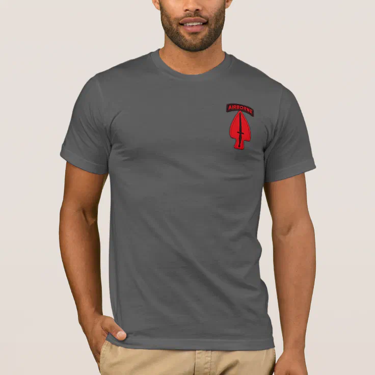 USASOC special ops SOF veterans vets patch T-Shirt | Zazzle