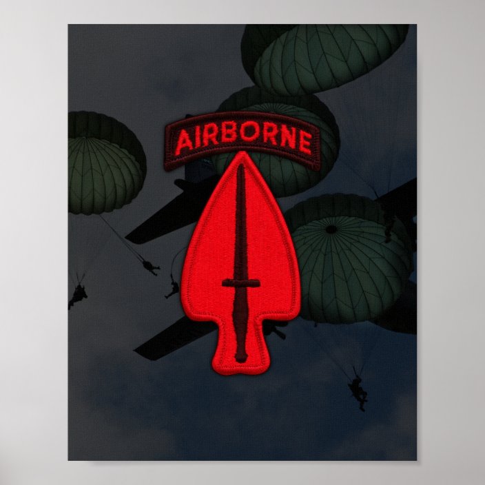 USASOC Special Ops USSOCOM Patch Print | Zazzle.com