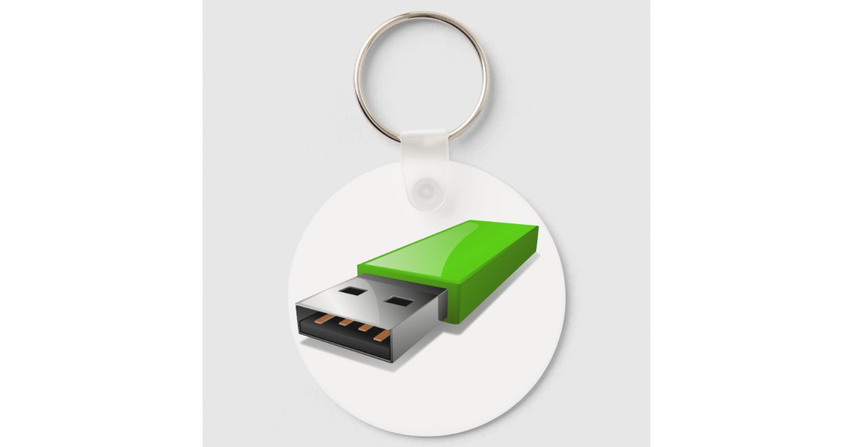 USB Flash Drive Keychain | Zazzle