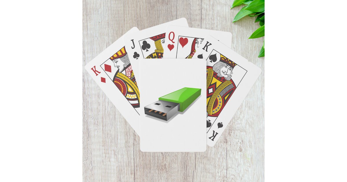 USB Flash Drive Playing Cards | Zazzle