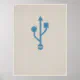 USB minimalistic poster | Zazzle