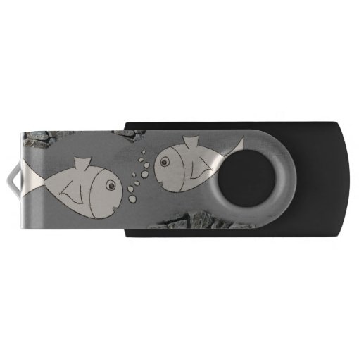 USB Swivel Hardrive Flash Drive Fish | Zazzle