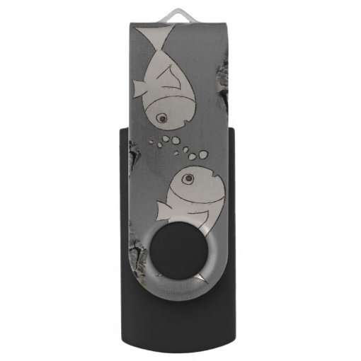 USB Swivel Hardrive Flash Drive Fish | Zazzle