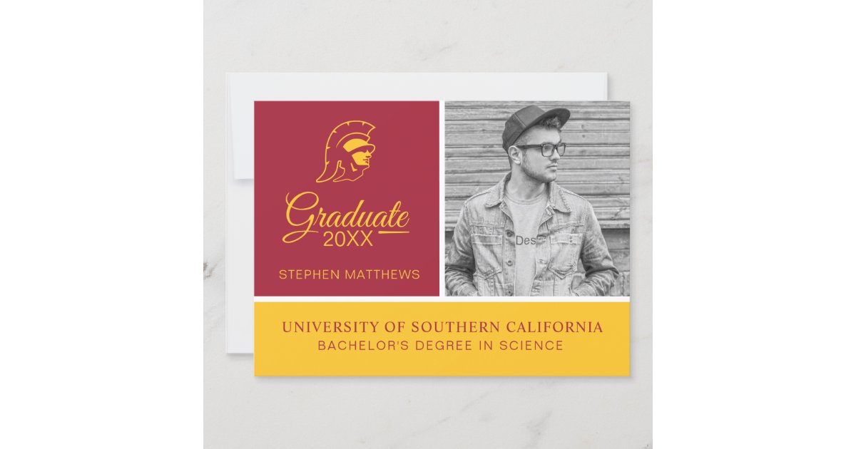 USC Graduate Invitation | Zazzle