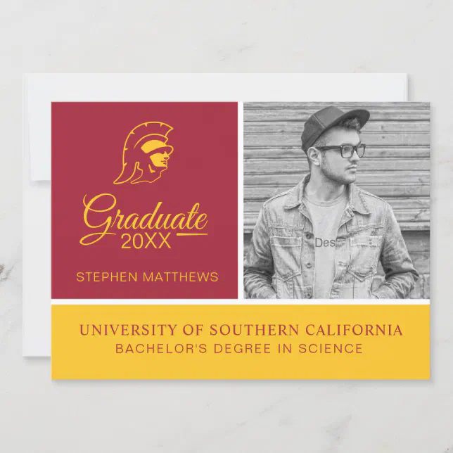 USC Graduate Invitation | Zazzle