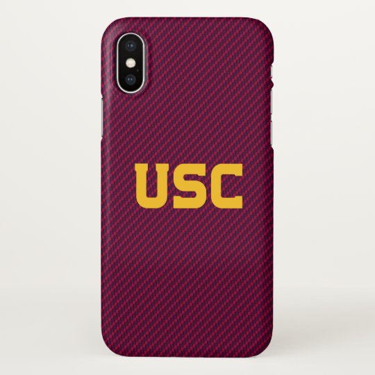 USC Trojans | Fiber Pattern iPhone Case | Zazzle.com
