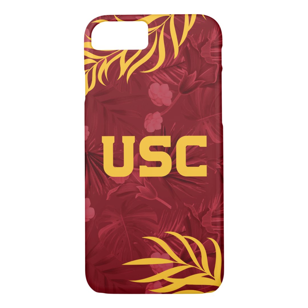 USC Trojans | Hawaiian Pattern Case-Mate iPhone Case | Zazzle